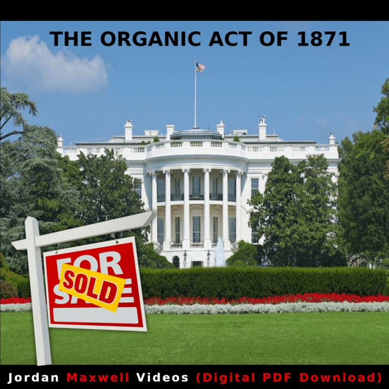 The District Of Columbia Organic Act Of 1871 - Jordan Maxwell